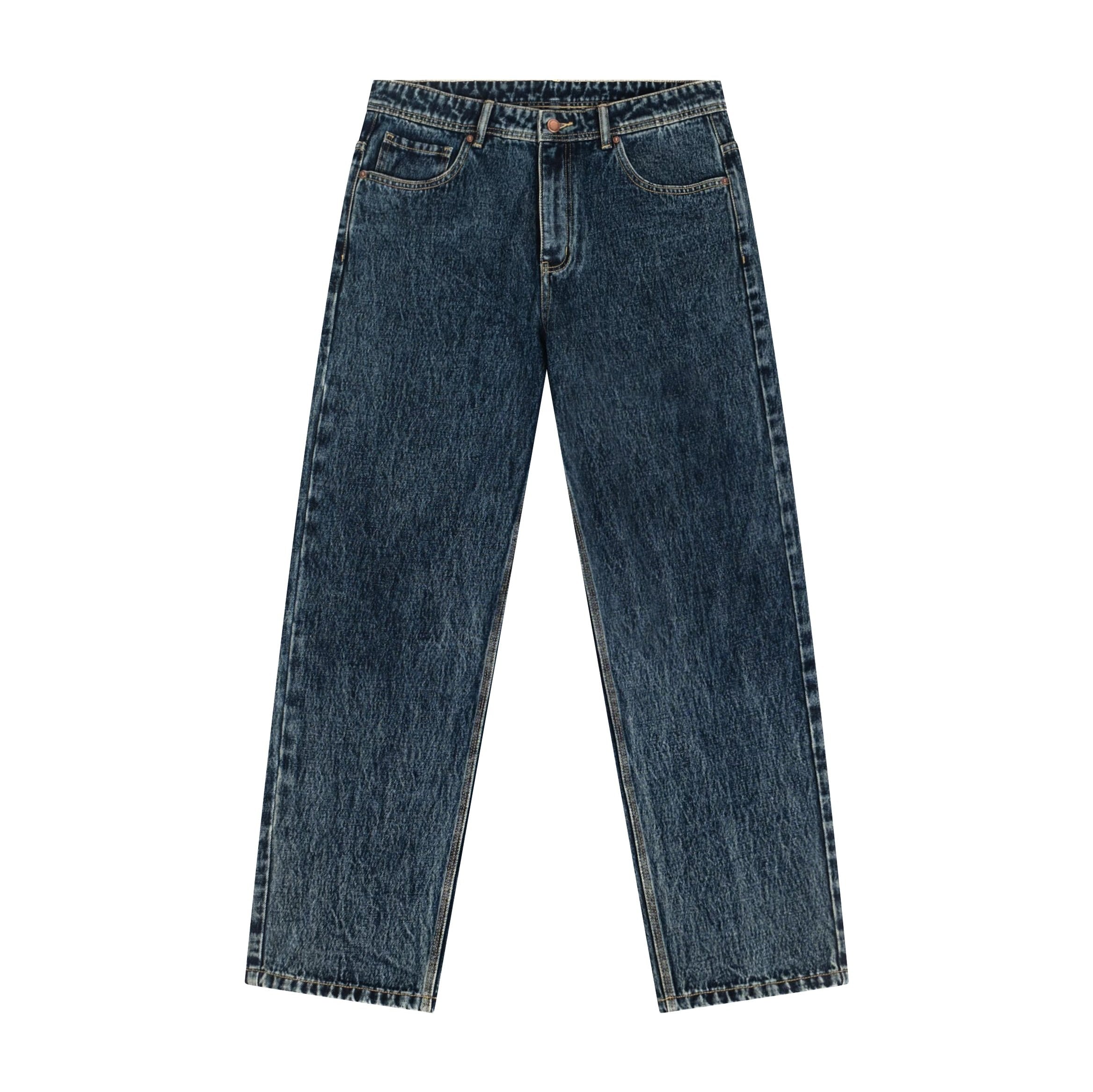 NAVY BLUE DOUBLE M DENIMS – Movinmad